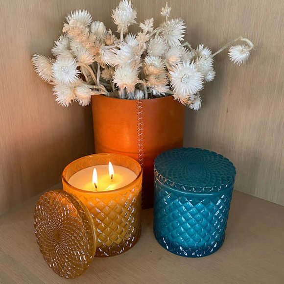 Sea & Sand | Accents | Sea Sand Glass Jar Candles 5oz 2pack | Poshmark